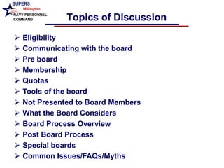 Selection Board Brief FY15-16 | PPTX
