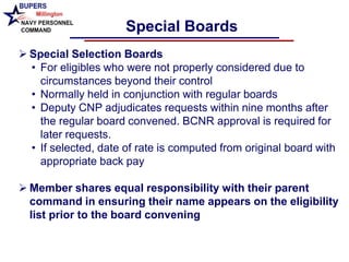Selection Board Brief FY15-16 | PPTX