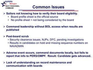 Selection Board Brief FY15-16 | PPTX