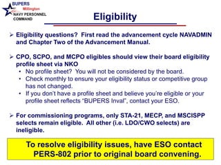 Selection Board Brief FY15-16 | PPTX