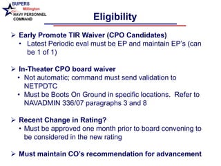 Selection Board Brief FY15-16 | PPTX