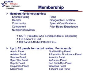 Selection Board Brief FY15-16 | PPTX