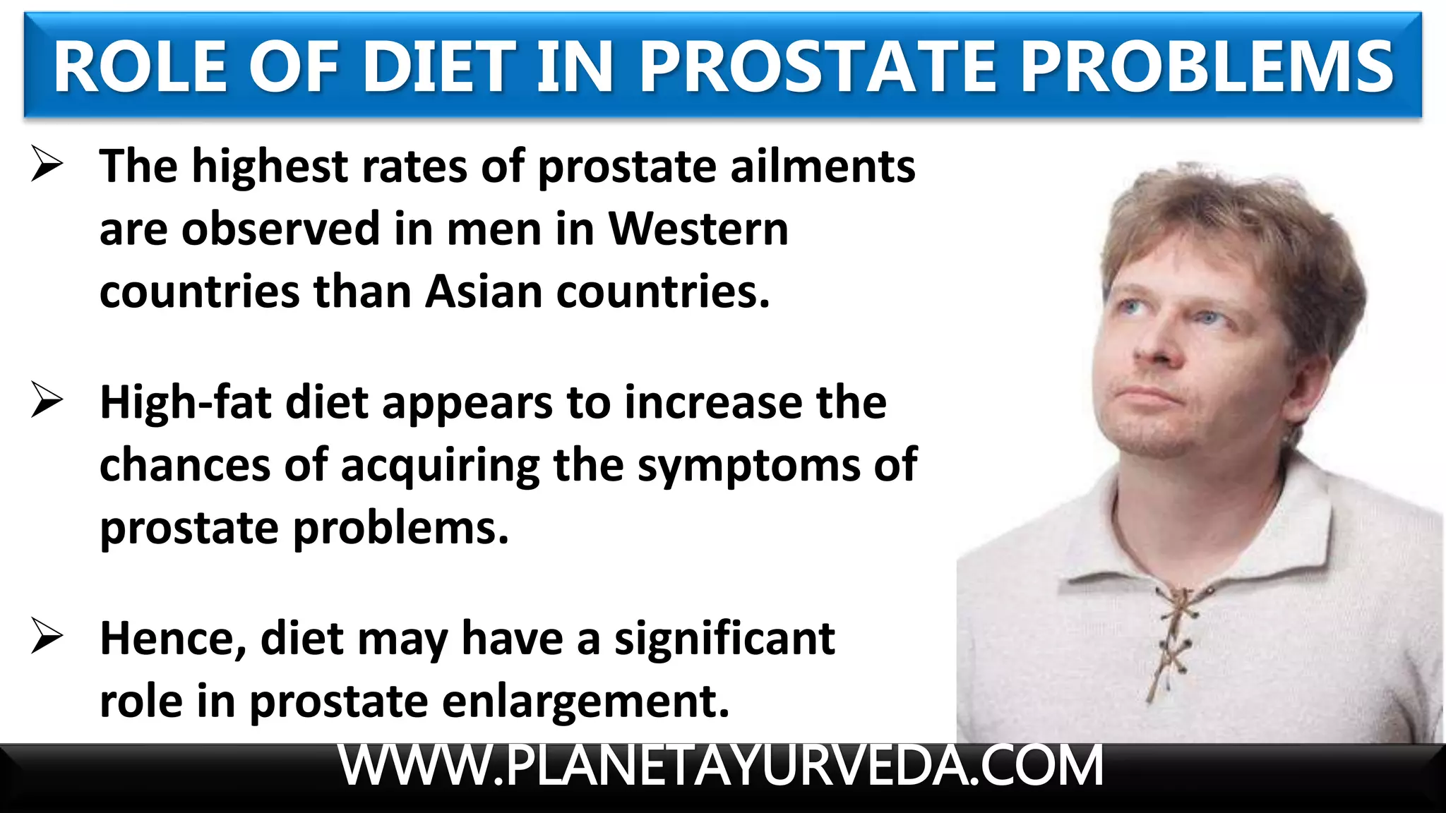 Enlarged Prostate Gland - Diet, Lifestyle and Natural Treatment | PPTX