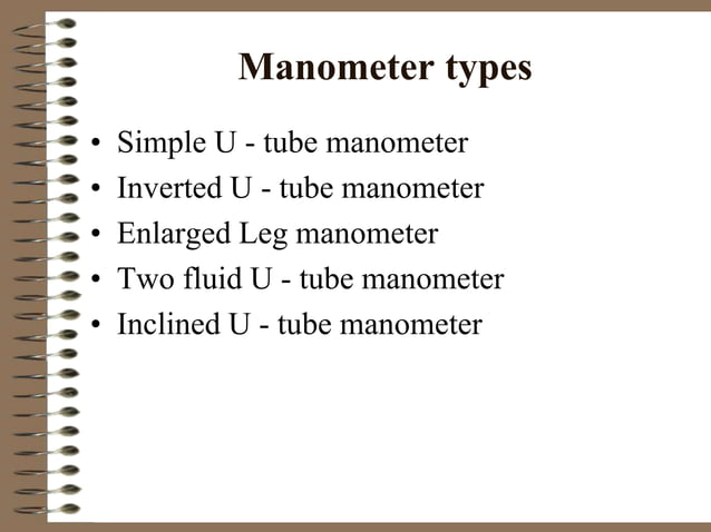 Enlarged leg manometer | PPTX | Physics | Science
