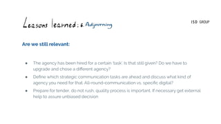 Six stages of client/ agency development. Secrets to successful ...