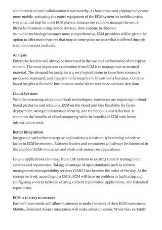 Enlarging the enterprise content management (ecm) universe | PDF