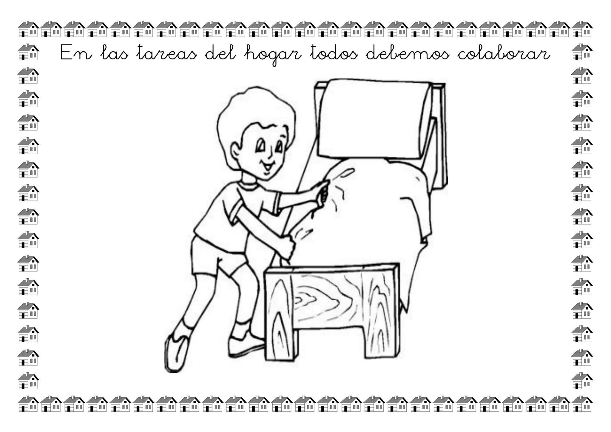 En las tareas del hogar todos debemos colaborar | PPT | Descarga Gratuita