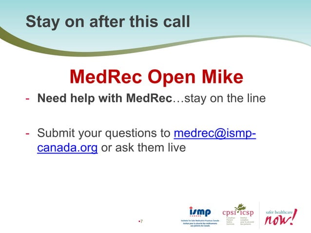 Medication Reconciliation Home Care Getting Started Kit Launch | PDF ...