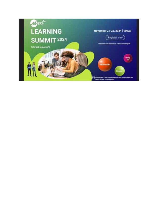 The Mext platform is delighted to announce the Mext Learning Summit 2024 on November 21-22, 2024 ...