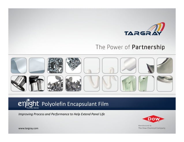 Enlight encapsulant solar pv film jan 2012 | PPT