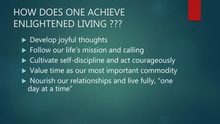 Enlightening yourself | PPTX