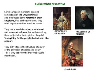 The 18th century: the crisis of the Ancien Régime and the independence ...