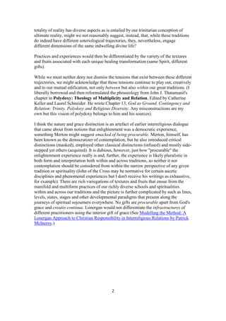 Enlightenment and contemplation per polydoxy | PDF