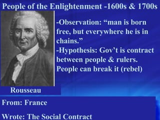 Enlightenment Philosophers | PPT