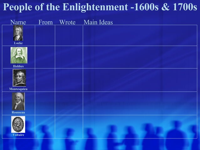Enlightenment Philosophers | PPT