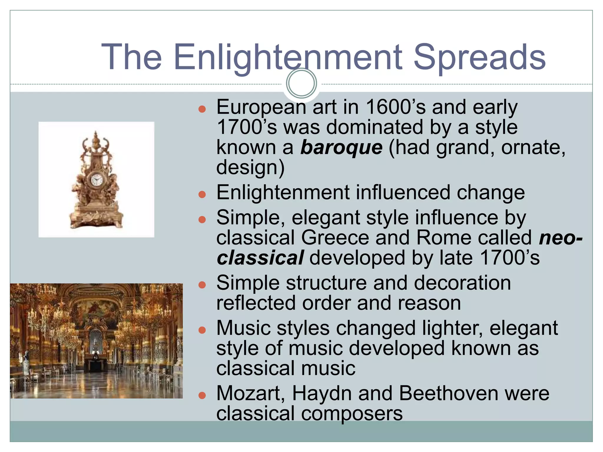 Enlightenment and scientific revolution short | PPTX