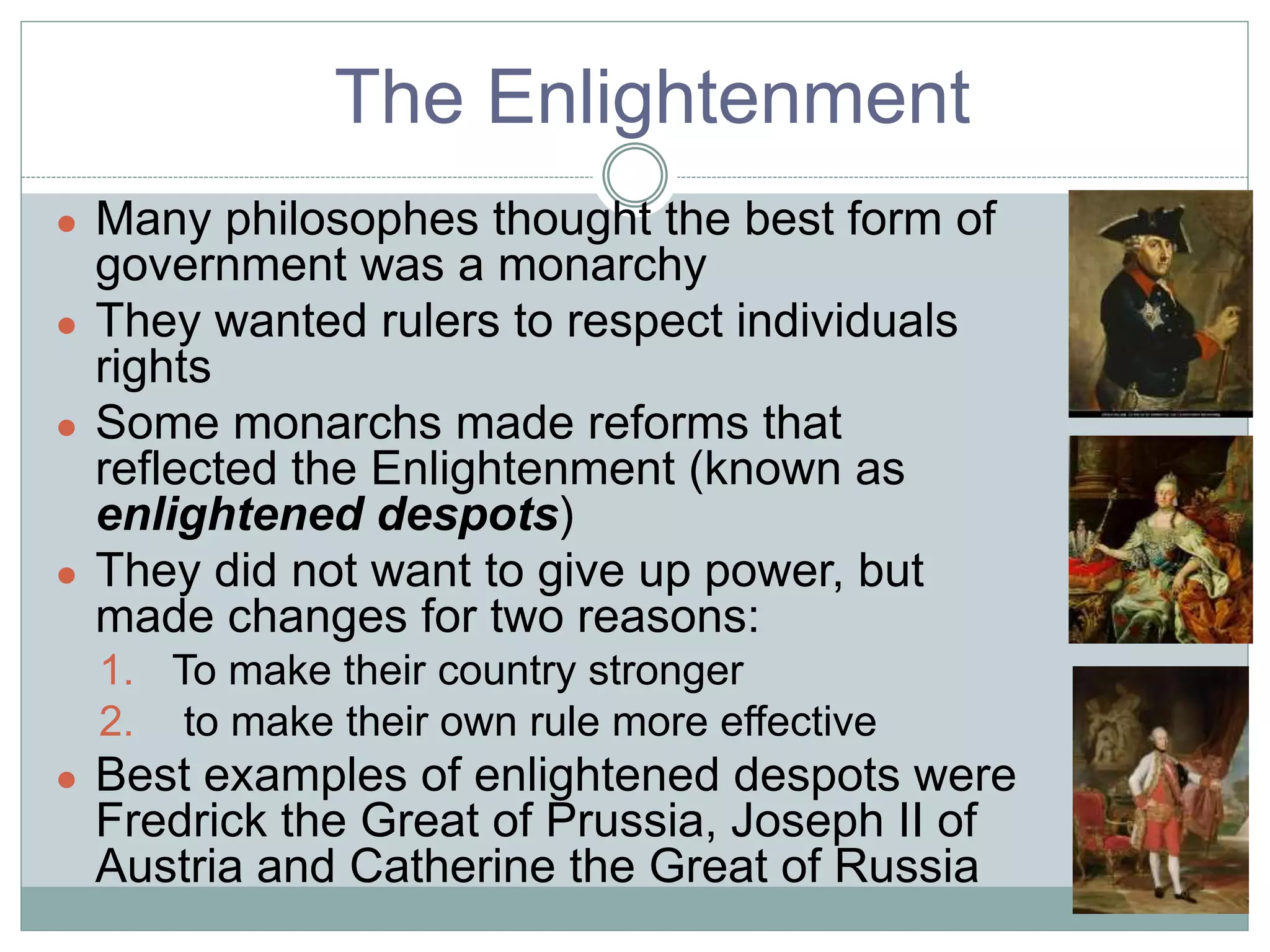 Enlightenment and scientific revolution short | PPTX