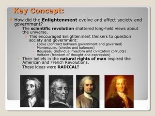 Enlightenment Ideas French Revolution