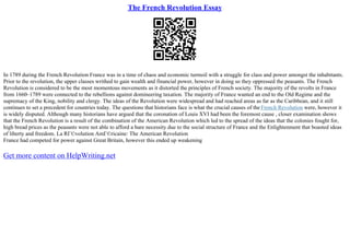 Enlightenment Influence On The French Revolution | PPT