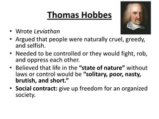 Enlightenment Philosophers