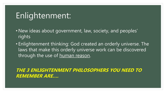 Enlightenment philosophers | PPT