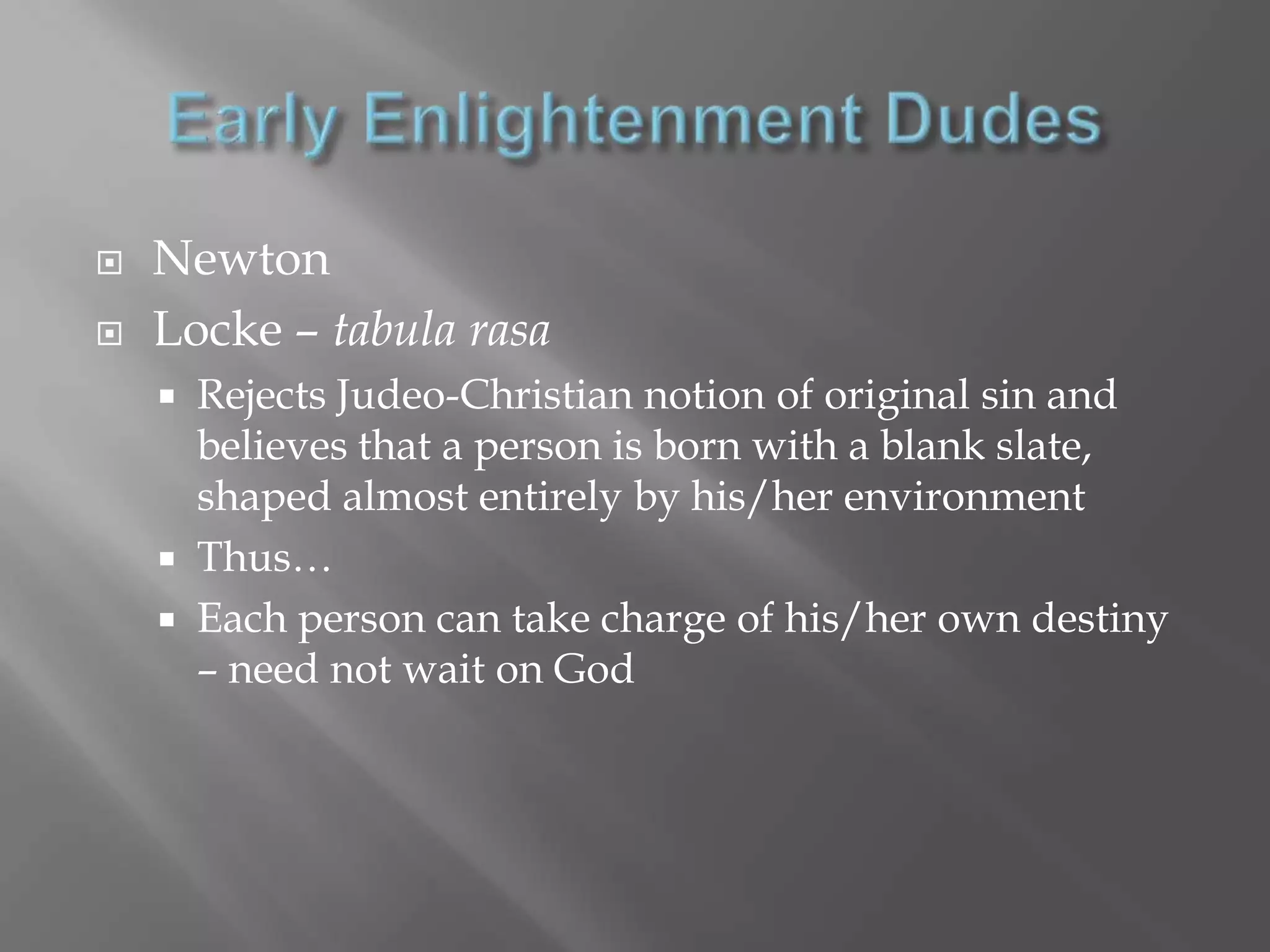 Enlightenment, philosophes, lit and more | PPTX