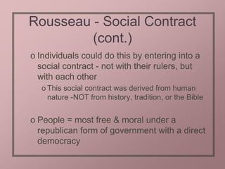 Enlightenment Society and Politics | PPT