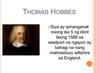 Enlightenment Philosopher Hobbes