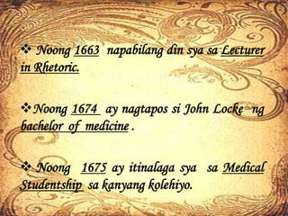 Enlightenment thinker john locke.. power point | PPTX