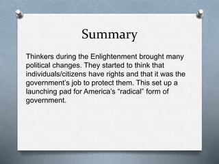Enlightenment Thinkers | PPTX