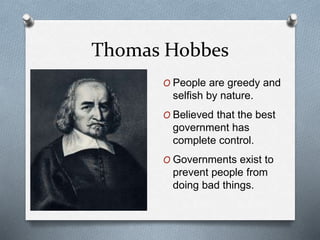 Enlightenment Philosopher Hobbes