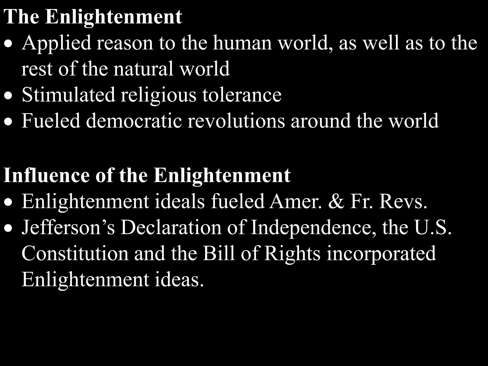 Enlightenment Thinkers and Ideas | PPTX