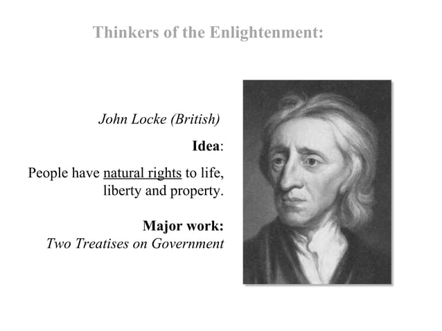 Enlightenment Thinkers Walkaround | PPT