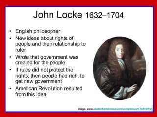 John Locke Enlightenment Contributions