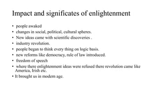 Enlightnment presentation | PPTX