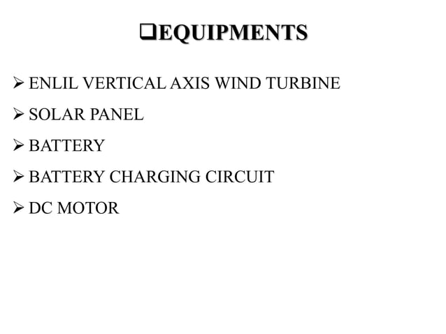ENLIL VERTICAL AXIS WIND TURBINE - Mehul, Harshank, Avnish & Nisarg ...