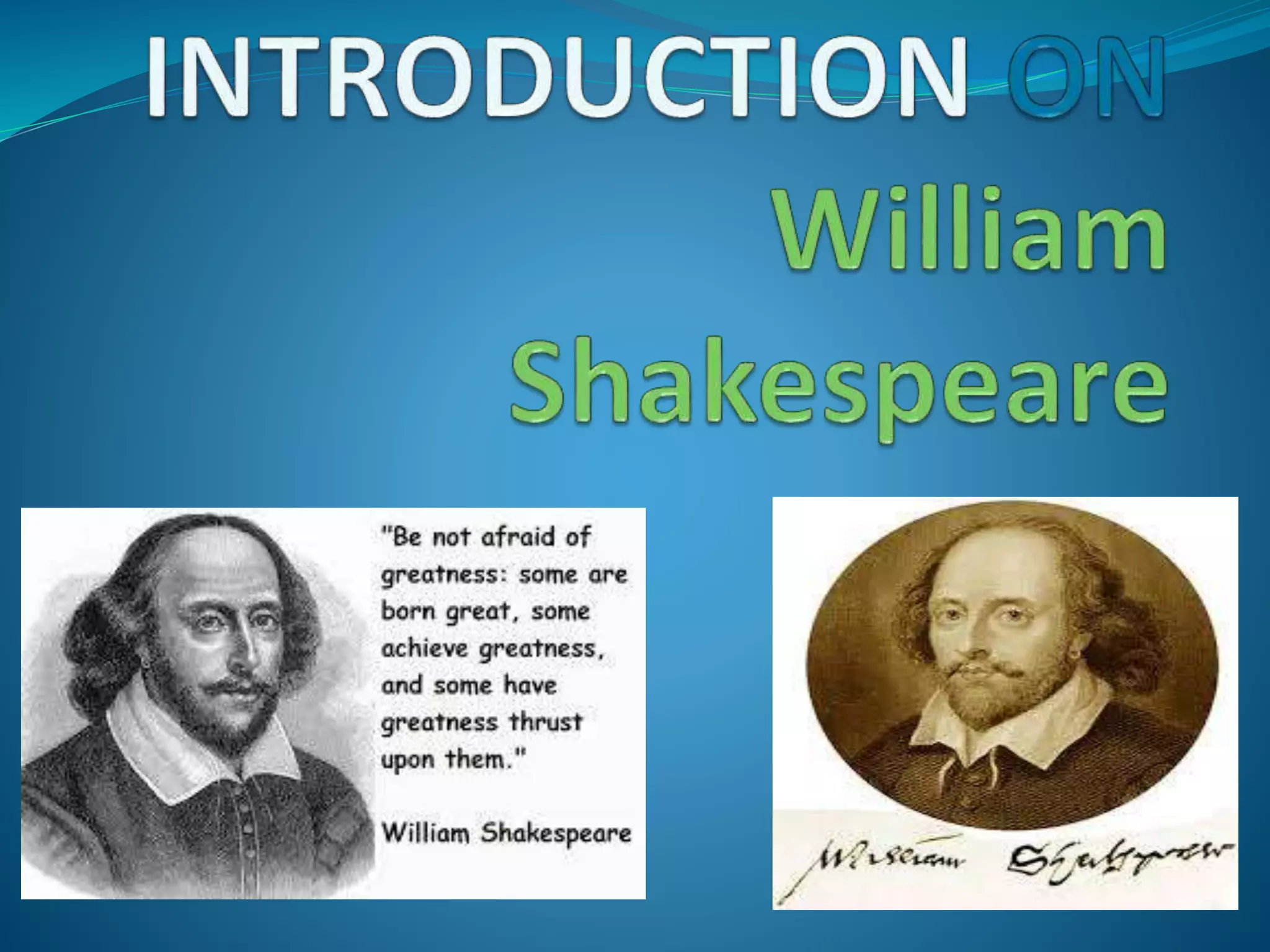 shakespeare plays | PPTX