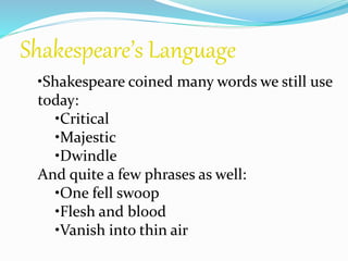 shakespeare plays | PPTX