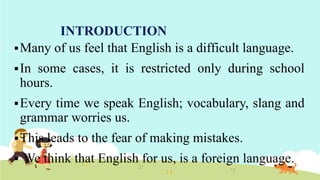 Enlish speaking issues | PDF