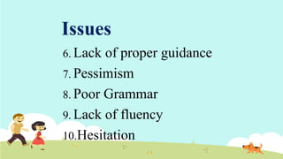 Enlish speaking issues | PDF