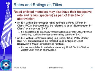 Enlisted Personnel | PPT | Defense Industry | Industries