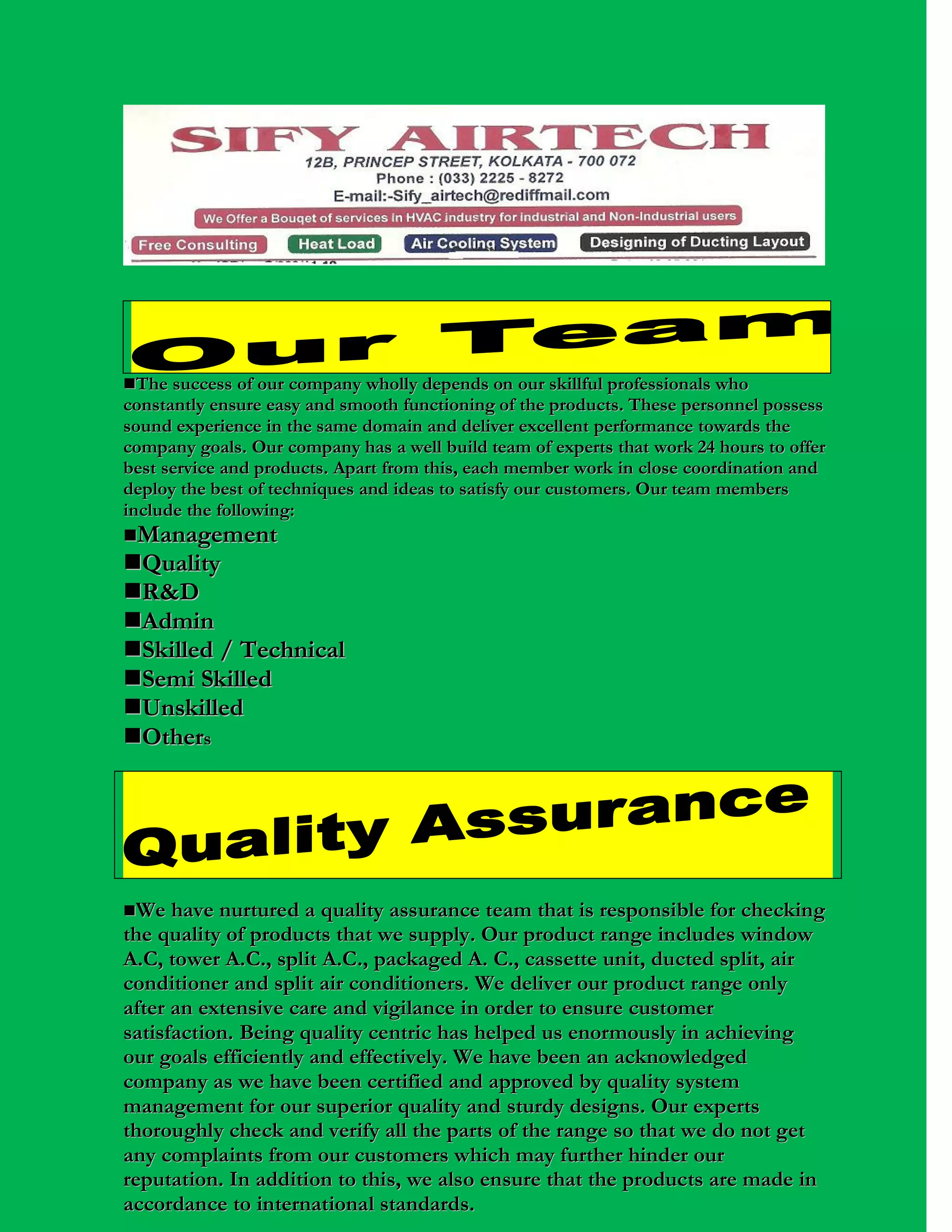 AIR CONDITIONING SOLUTION | PDF