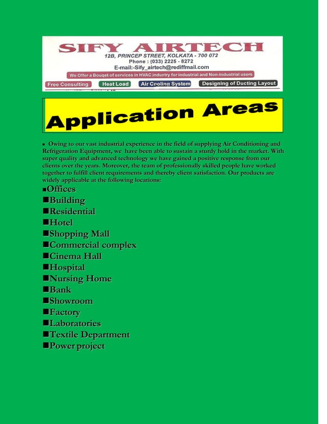 AIR CONDITIONING SOLUTION | PDF