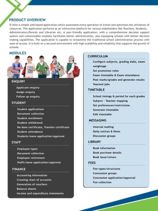Enlite - School Management software | PDF