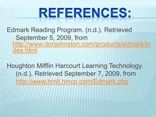 Enmark Reading Program Powerpoint | PPTX