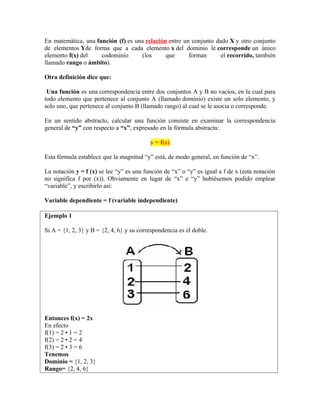 En matemática | DOC