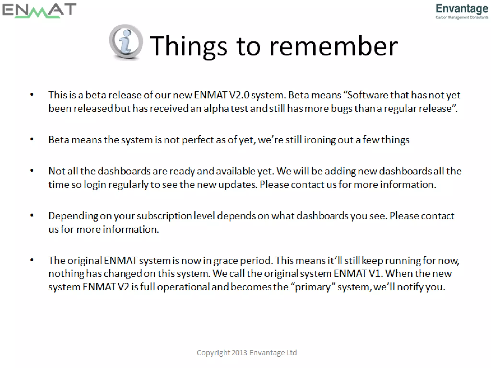 Introducing ENMAT V2 Beta | PPT