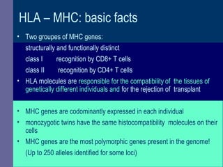 HLA and antigen presentation | PPT