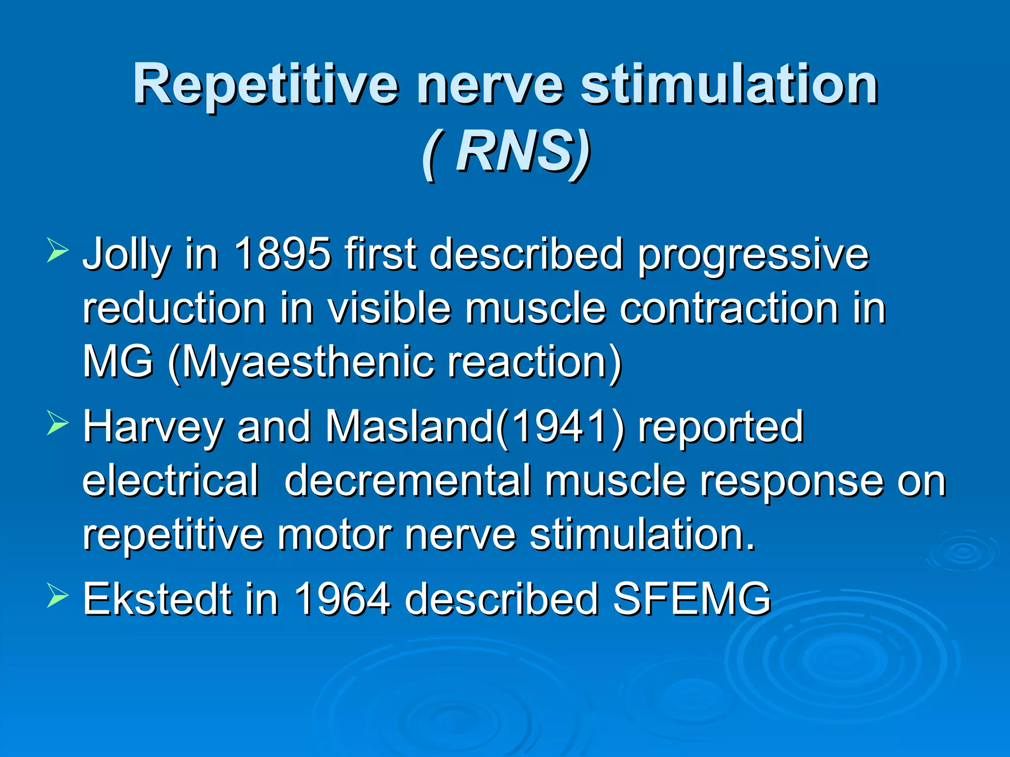 repetitive nerve stimulation | PPT