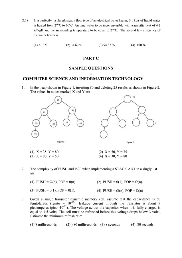 Ugc Net Model Questions Engineering Science Pdf